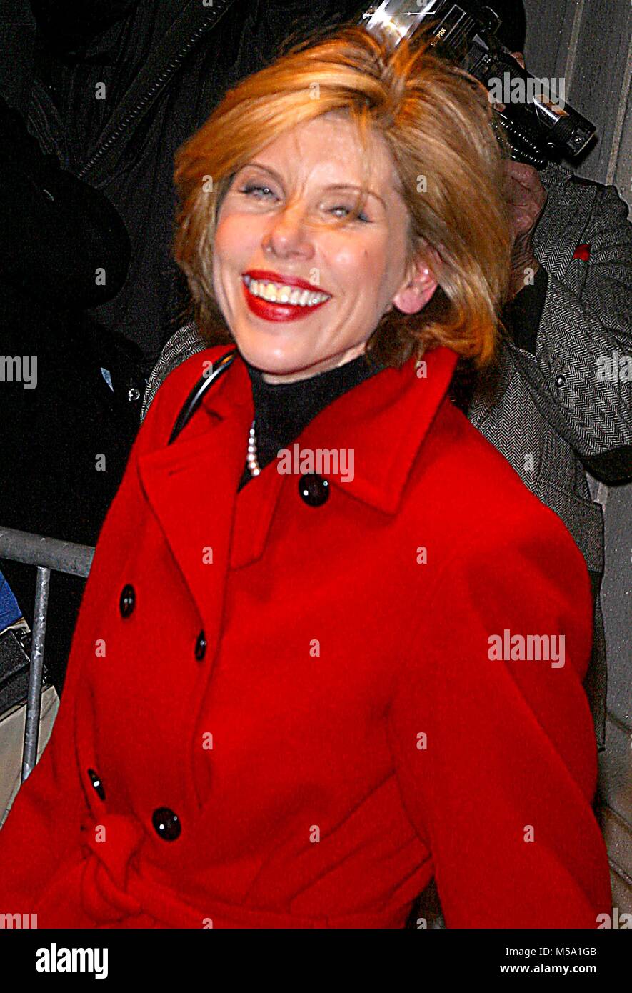 CelebrityArchaeology.com New York City 2002 FILE PHOTO CHRISTINE ...