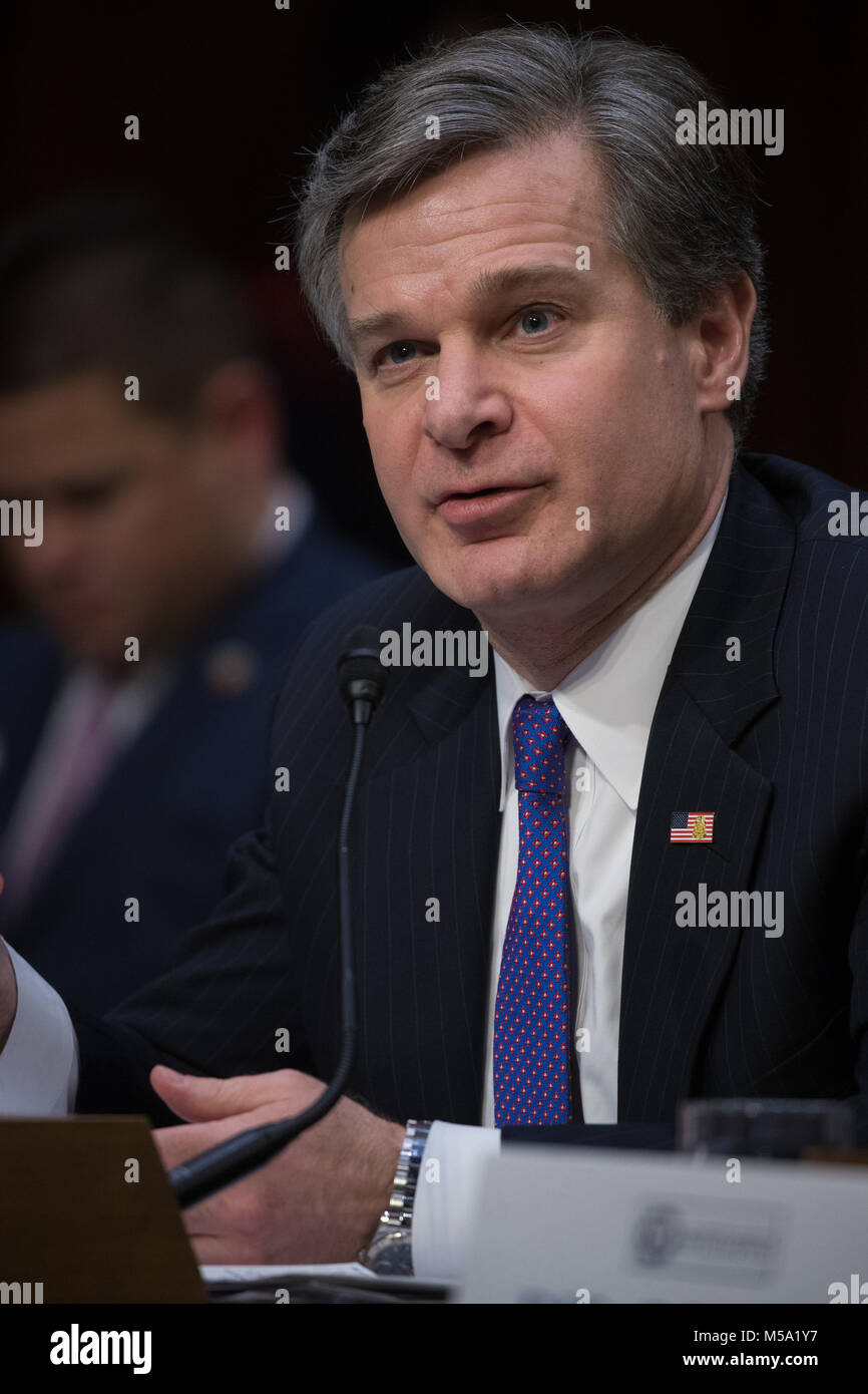 Washington, United States Of America. 13th Feb, 2018. FBI Director ...