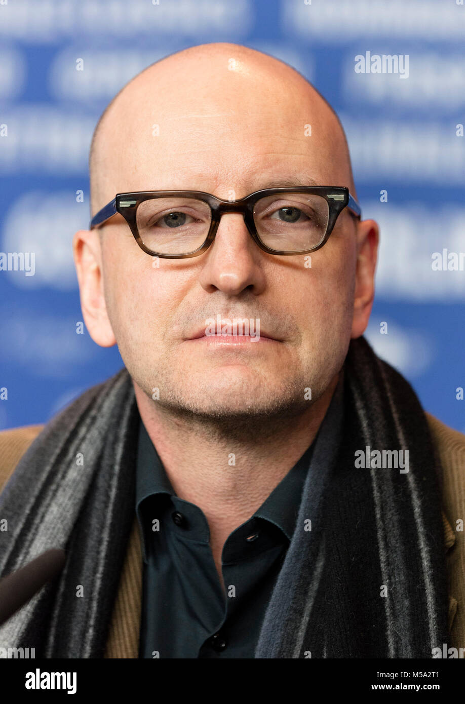 Berlin, Germany. 21st Feb, 2018. Director Steven Soderbergh attends the ...