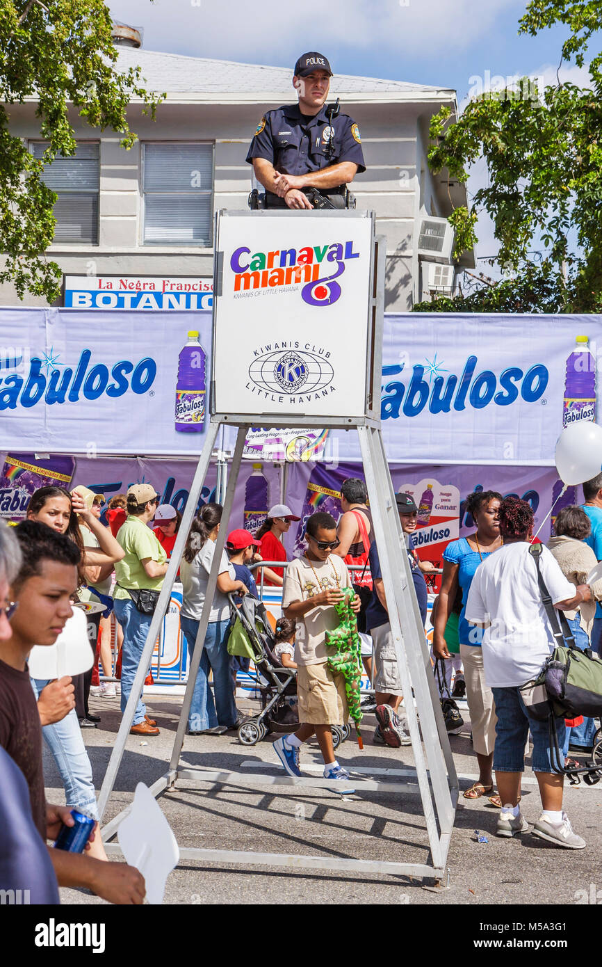 Miami police ocho festival hi-res stock photography and images - Alamy