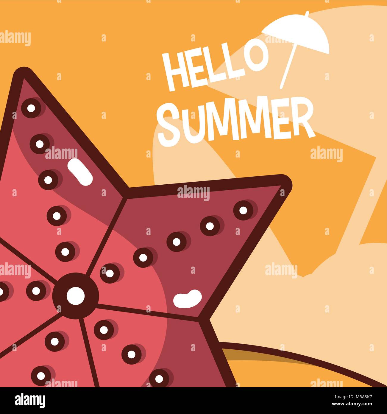 Hello summer cartoons Stock Vector Image & Art - Alamy