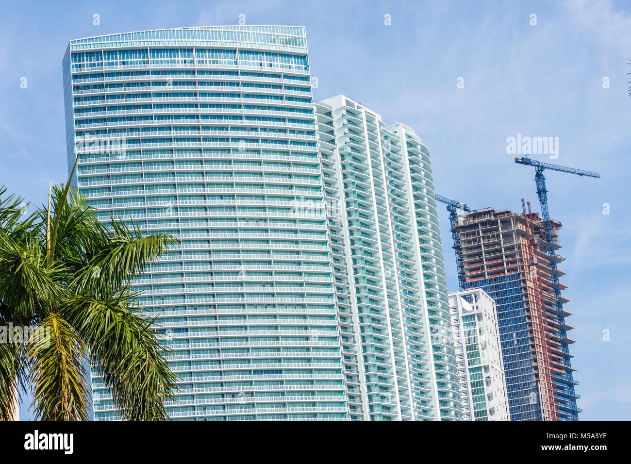 Miami Florida,Biscayne Boulevard,high rise skyscraper skyscrapers ...