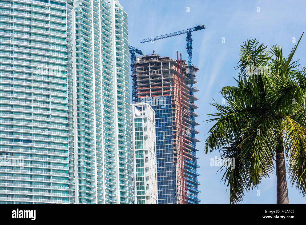 Miami Florida,Biscayne Boulevard,high rise skyscraper skyscrapers ...