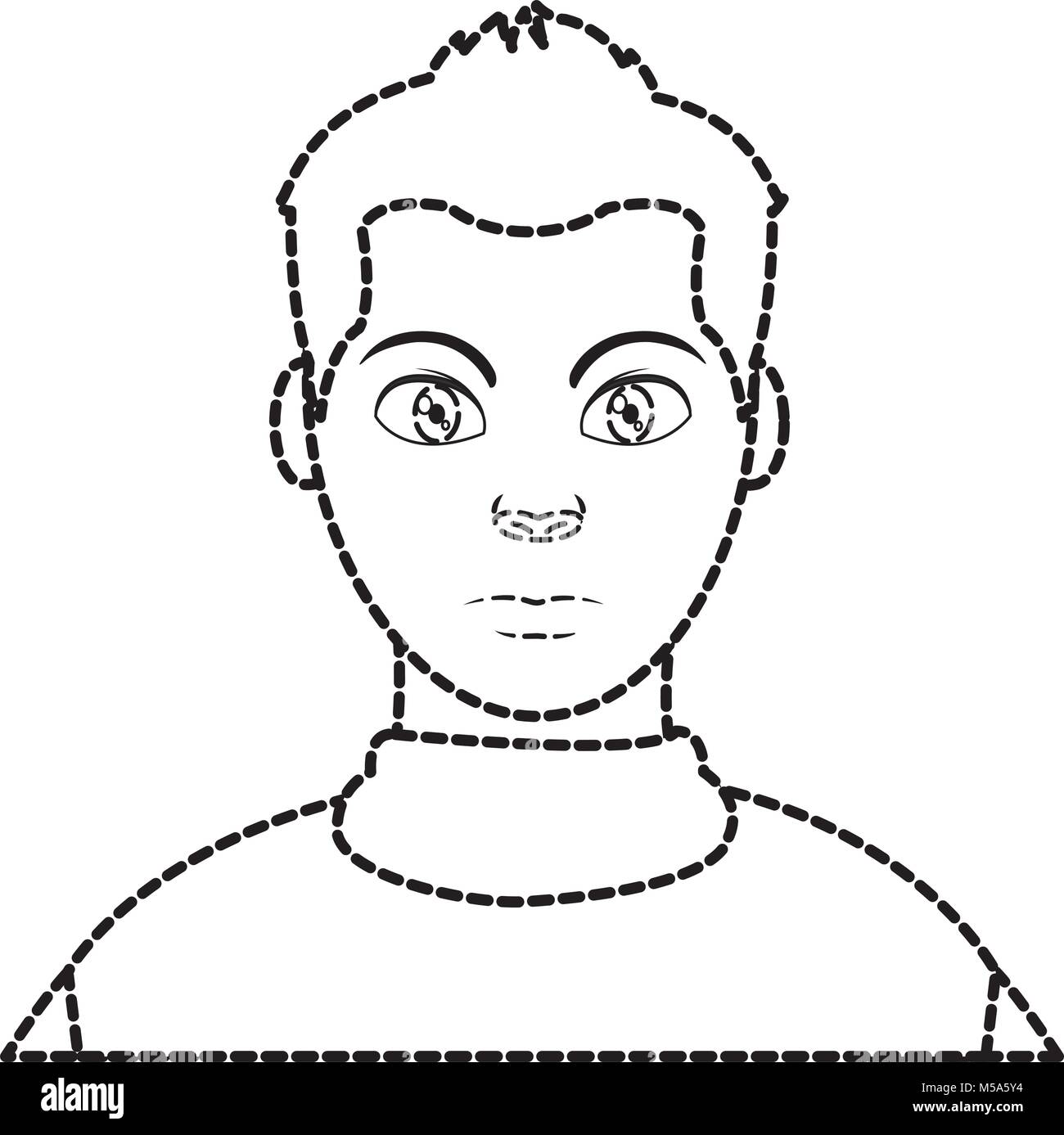 Dotted nose Stock Vector Images - Alamy