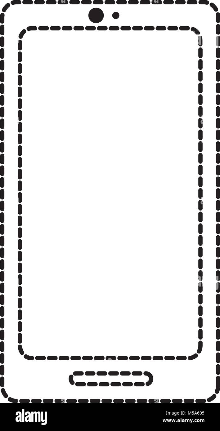 dotted shape electronic smartphone technology to message communication ...