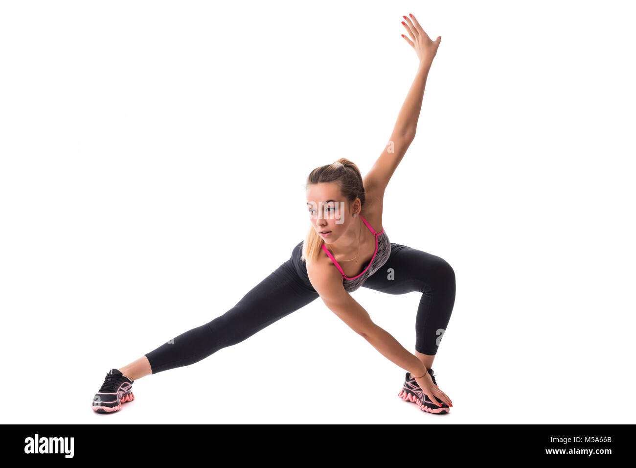 Woman sportswear full length front view Cut Out Stock Images & Pictures ...