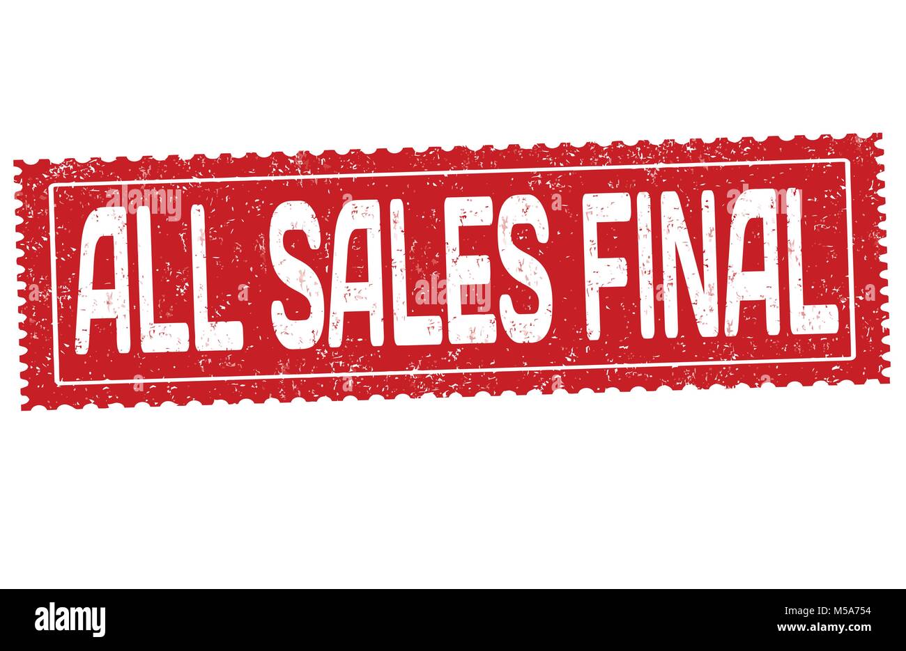 All sales final grunge rubber stamp on white background, vector ...