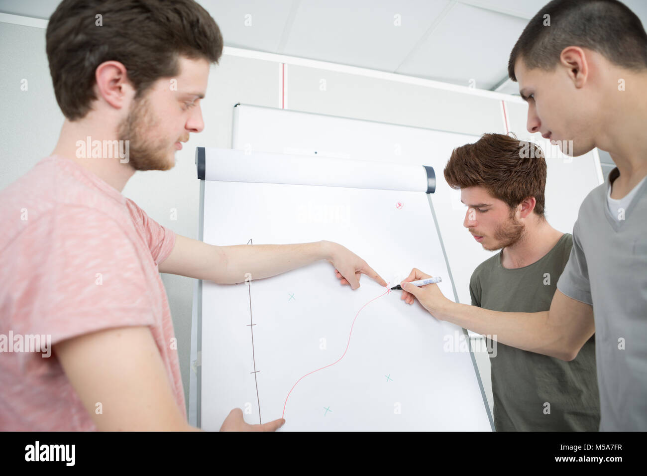 students marking the increase rate Stock Photo - Alamy