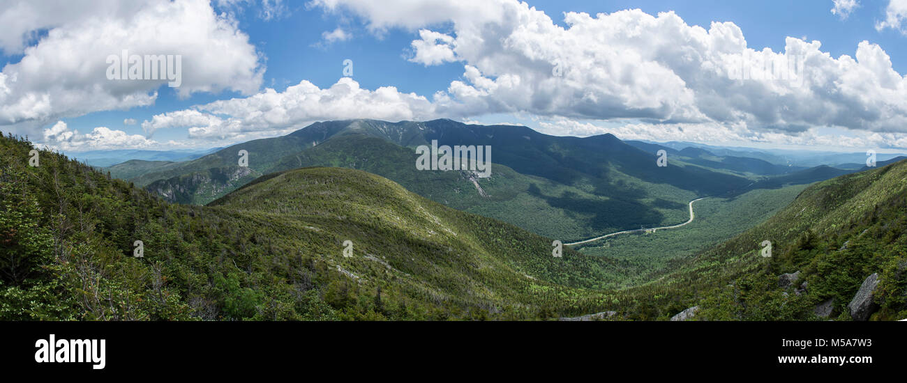 Panoramic View from Cannon Mountain in Franconia Notch State Park, New ...