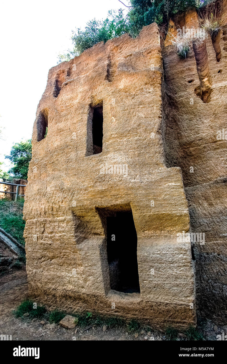 Italy, Tuscany, Baratti Archeologica Etruscan park, archeology ...
