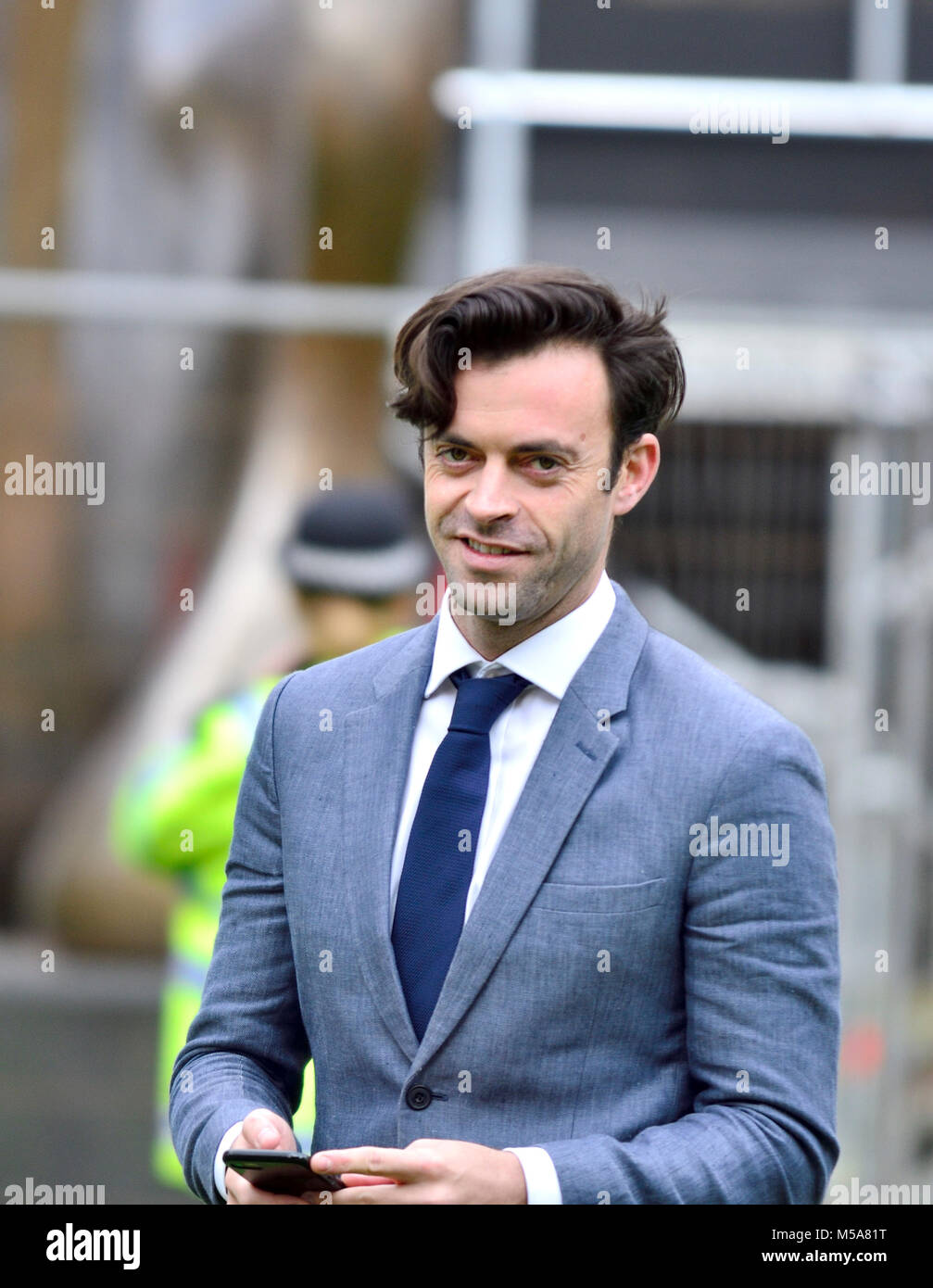 Dale Maily (real name Jolyon Rubinstein) on College Green, Westminster ...