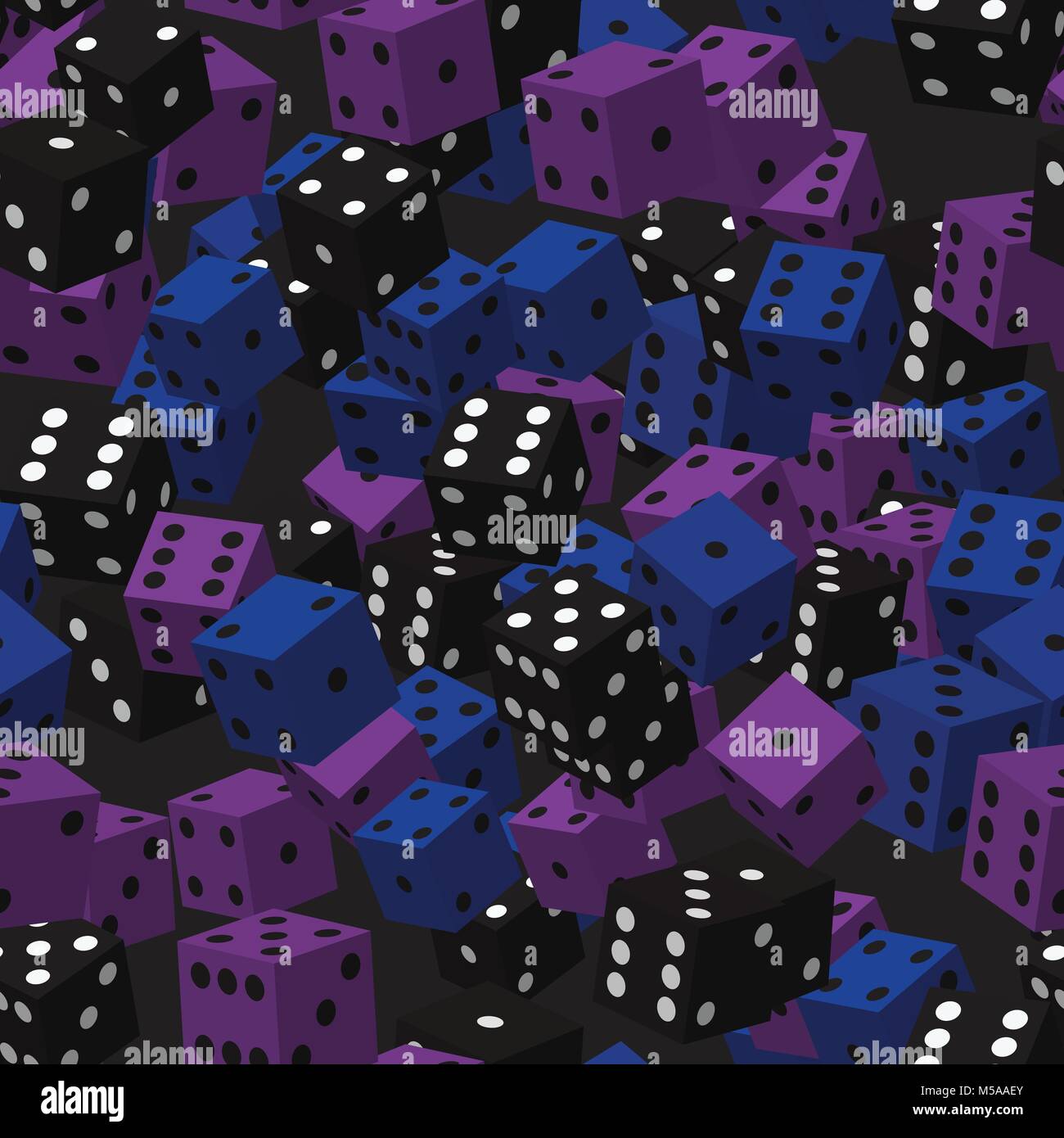 Color Dice Seamless Pattern Stock Vector Image & Art - Alamy
