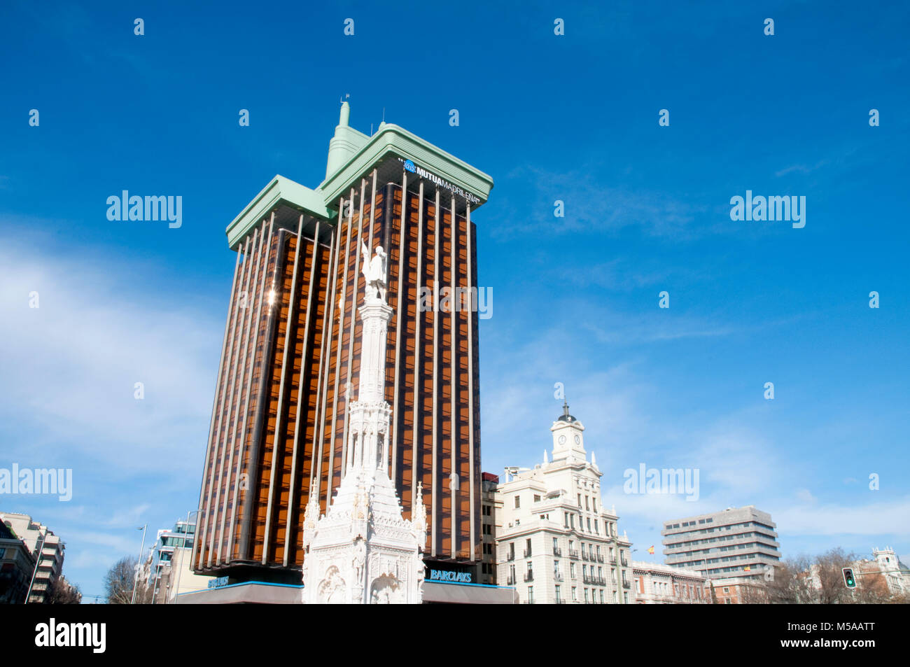 Colon Square. Madrid, Spain Stock Photo - Alamy