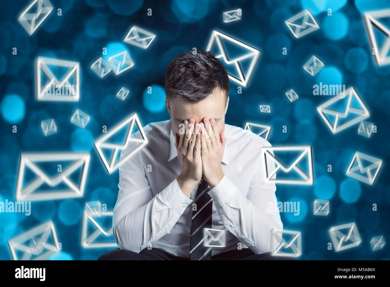 Email overload hi-res stock photography and images - Alamy