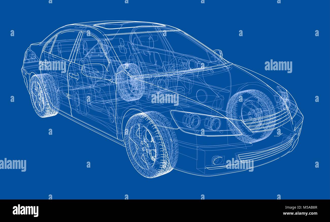 Car sketch. Vector Stock Vector Image & Art - Alamy