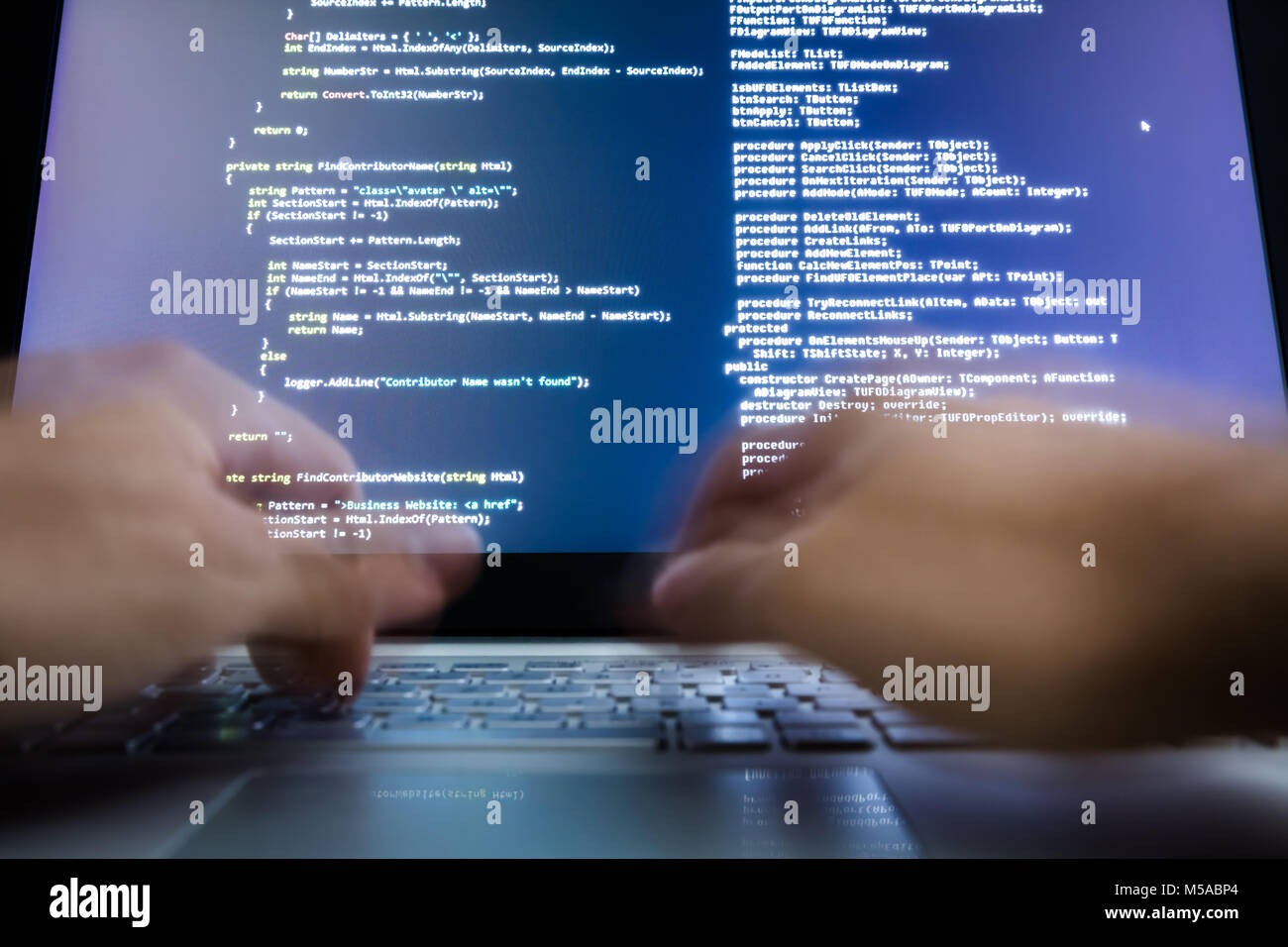 Close up cyber criminal hands hi-res stock photography and images - Alamy