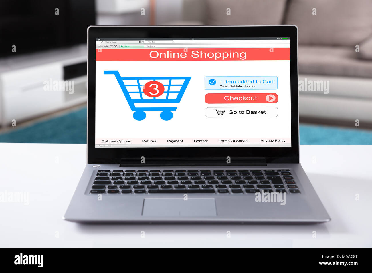 Website basket hi-res stock photography and images - Alamy