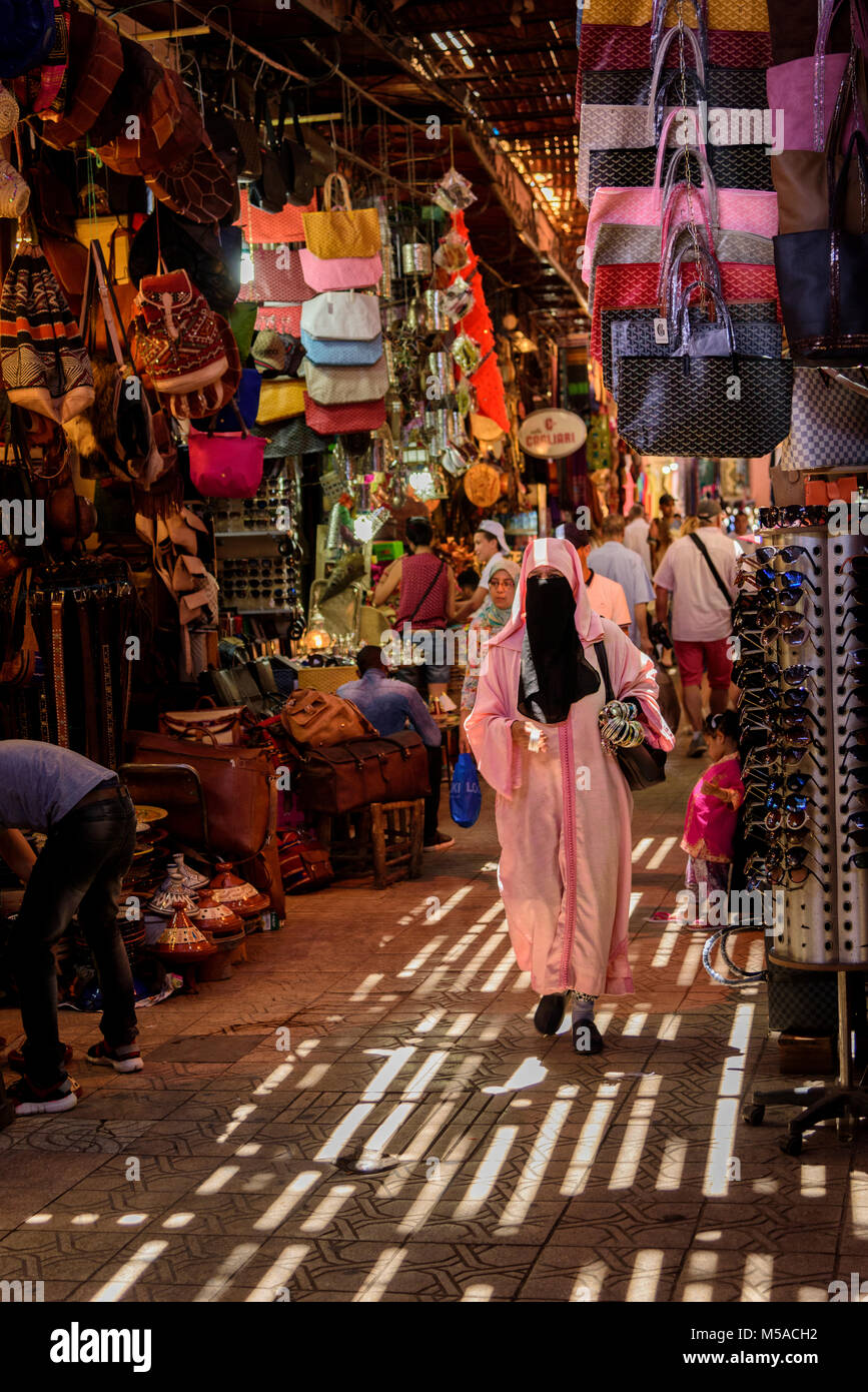 Morocco, Marrakesh, Souk in the Medina, Africa, Maghreb Stock Photo - Alamy