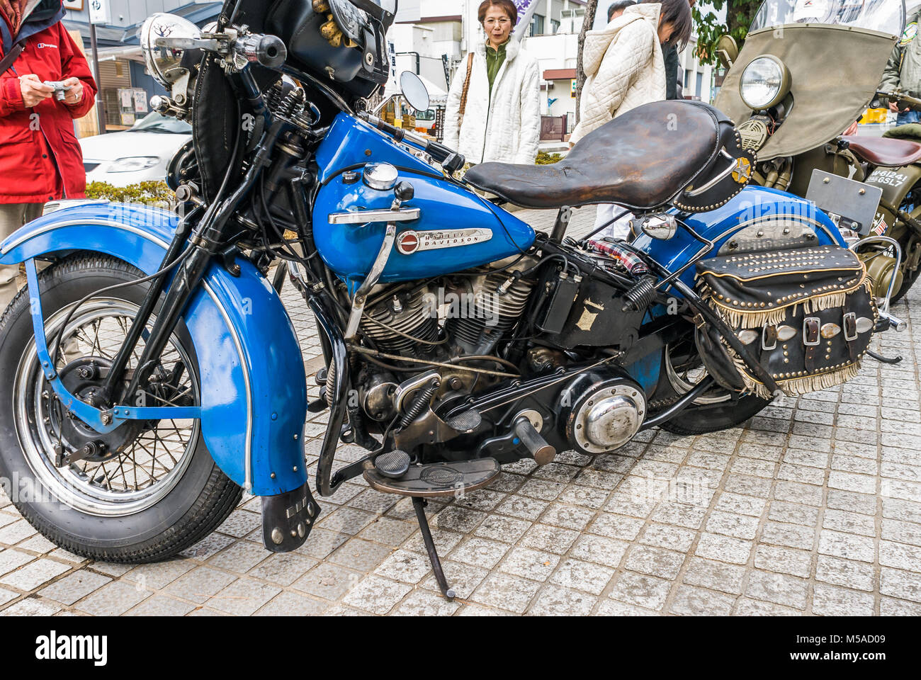 Harley Davidson motorcycles in Sasayama, Japan Stock Photo - Alamy