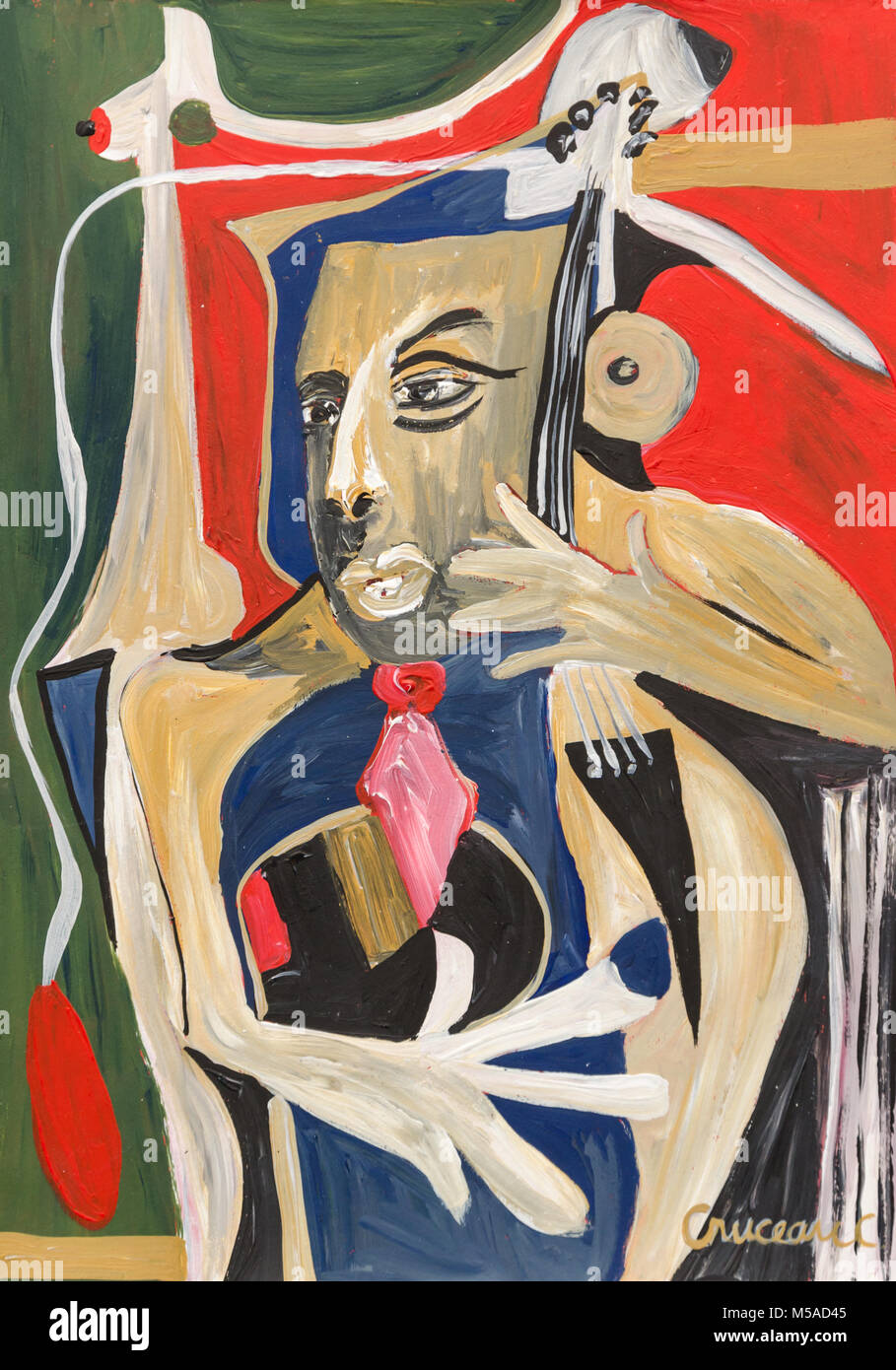 Abstract art painting body woman hi-res stock photography and images ...