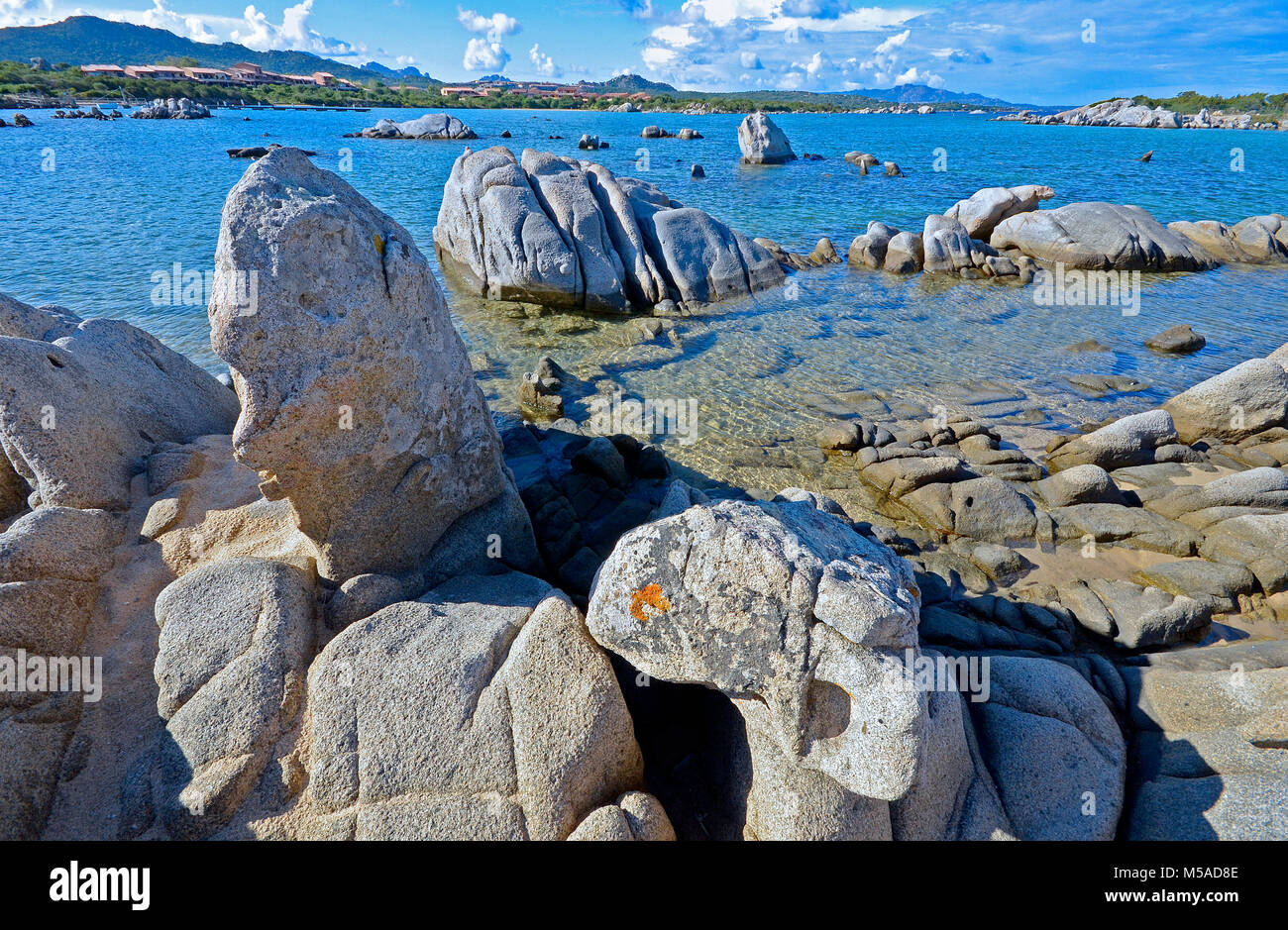 Sardinia, Italy: rocks and sea at Beach Stock Photo - Alamy