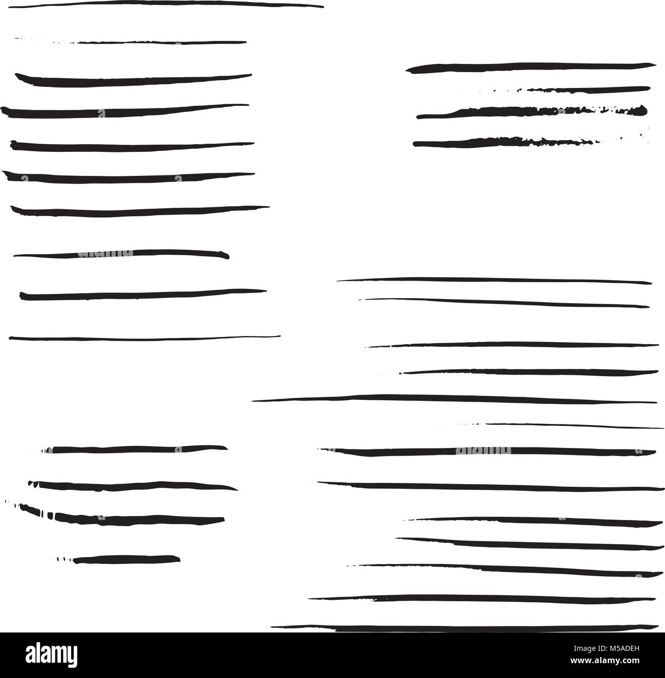 Black brush stroke collection Stock Vector Images - Alamy