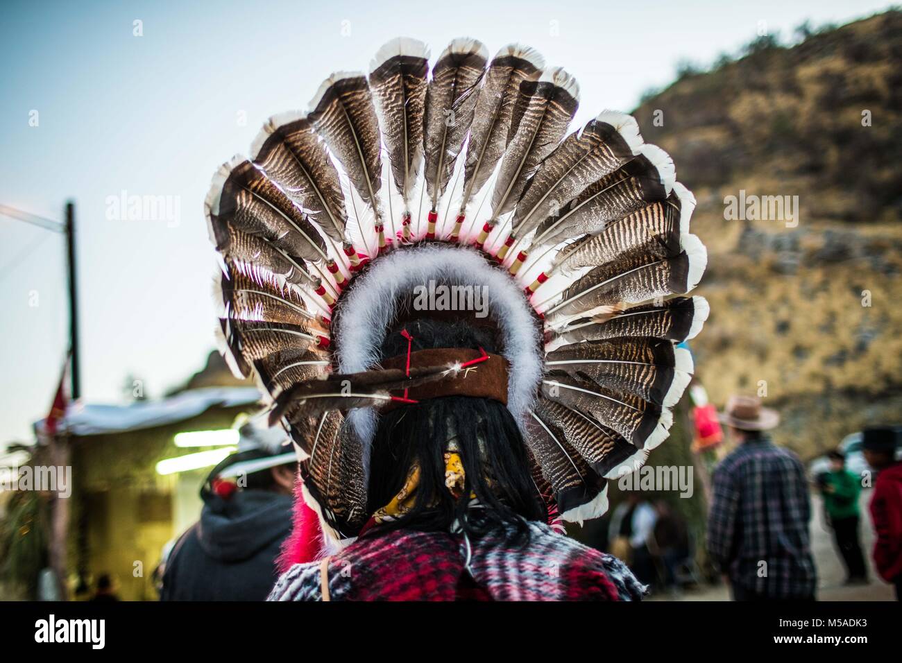 The Pharisees of the Yaqui tribe perform a ritual with masks of strange ...