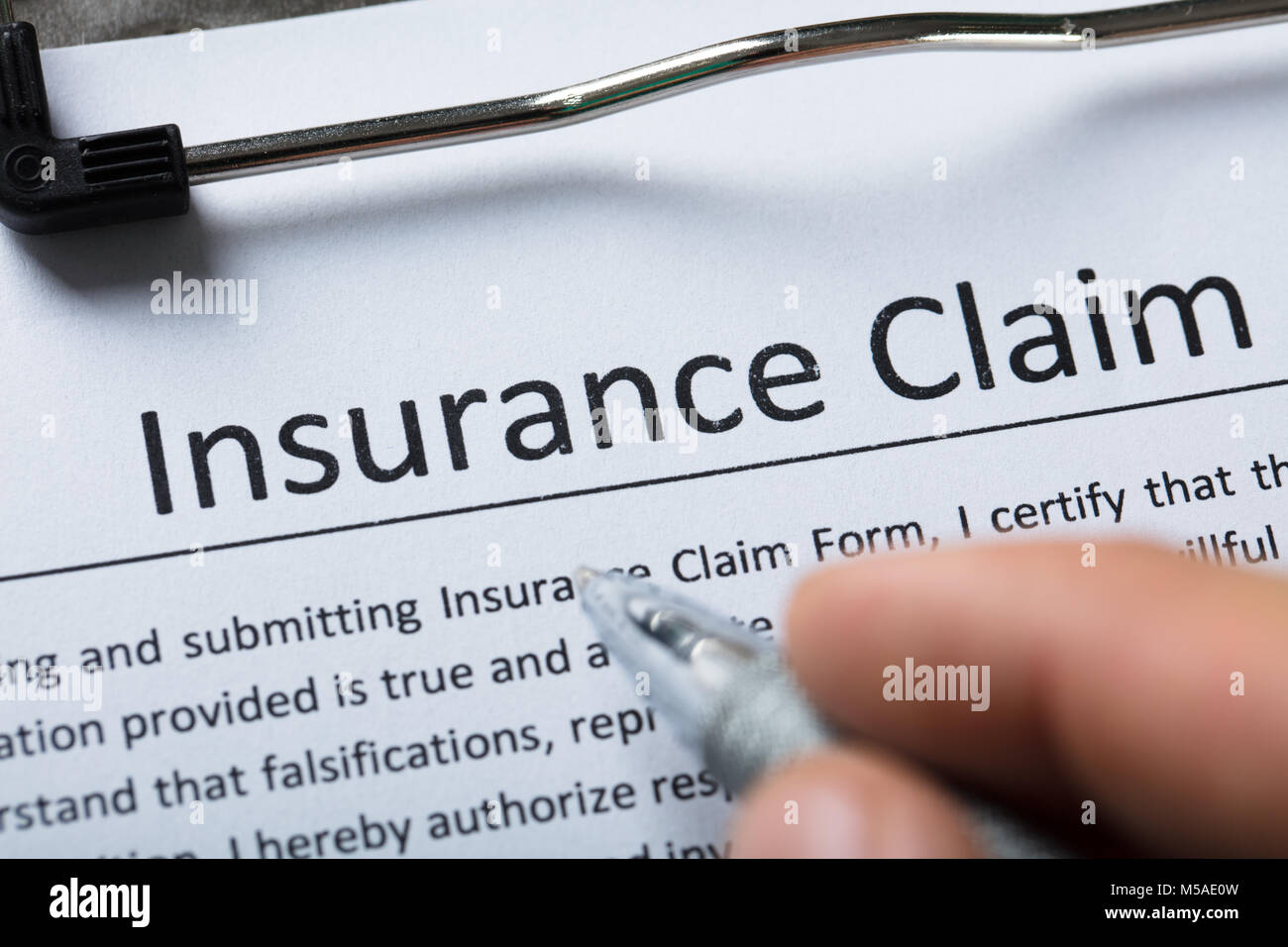 Insurance claim hi-res stock photography and images - Alamy