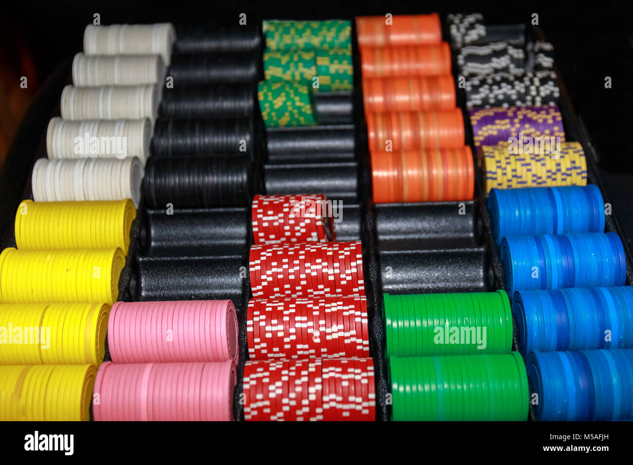 Poker chip stack hi-res stock photography and images - Alamy