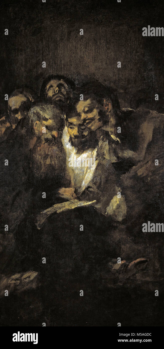 Francisco de goya the reading hi-res stock photography and images - Alamy