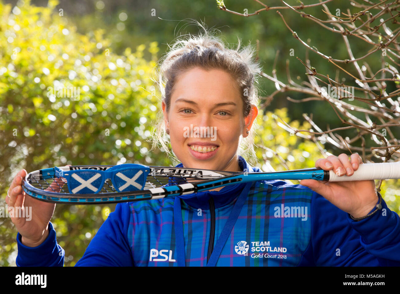 Team Scotland's Lisa Aitken during a photocall in Dunblane as part of ...