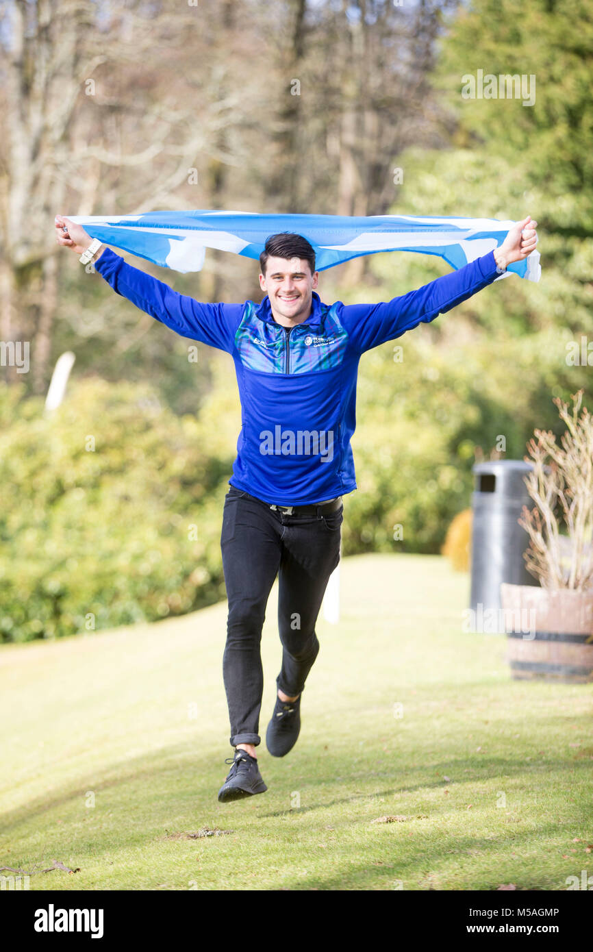 Team Scotland's Guy Learmonth during a photocall in Dunblane as part of ...