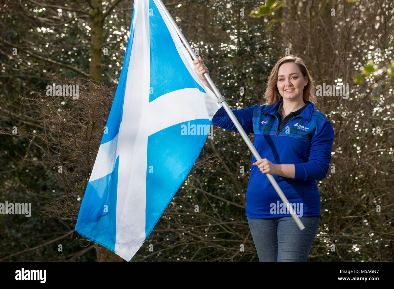 Team Scotland's Jen Macintosh during a photocall in Dunblane as part of ...