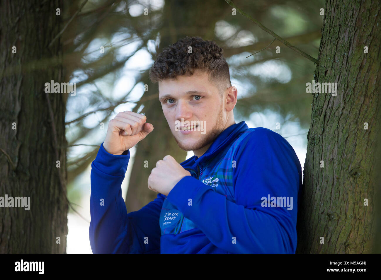 Team Scotland's John Docherty during a photocall in Dunblane as part of ...