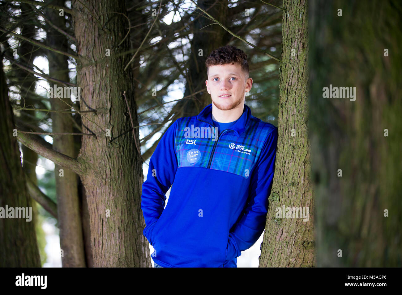Team Scotland's John Docherty during a photocall in Dunblane as part of ...