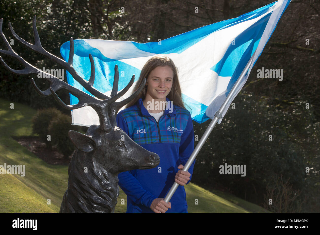 Team Scotland's Erin Wallace during a photocall in Dunblane as part of ...