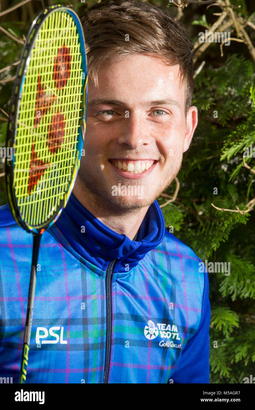 Team Scotland's Alex Dunn during a photocall in Dunblane as part of the ...