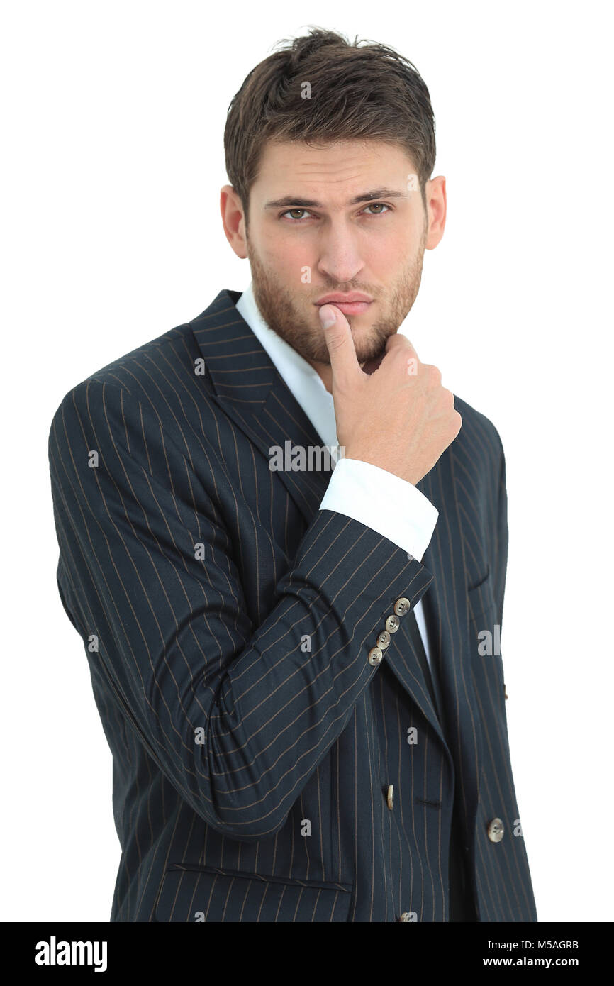 portrait of confident business man Stock Photo - Alamy