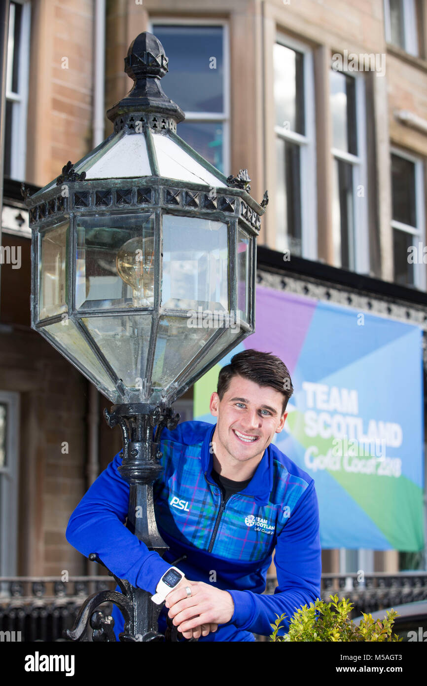 Team Scotland's Guy Learmonth during a photocall in Dunblane as part of ...