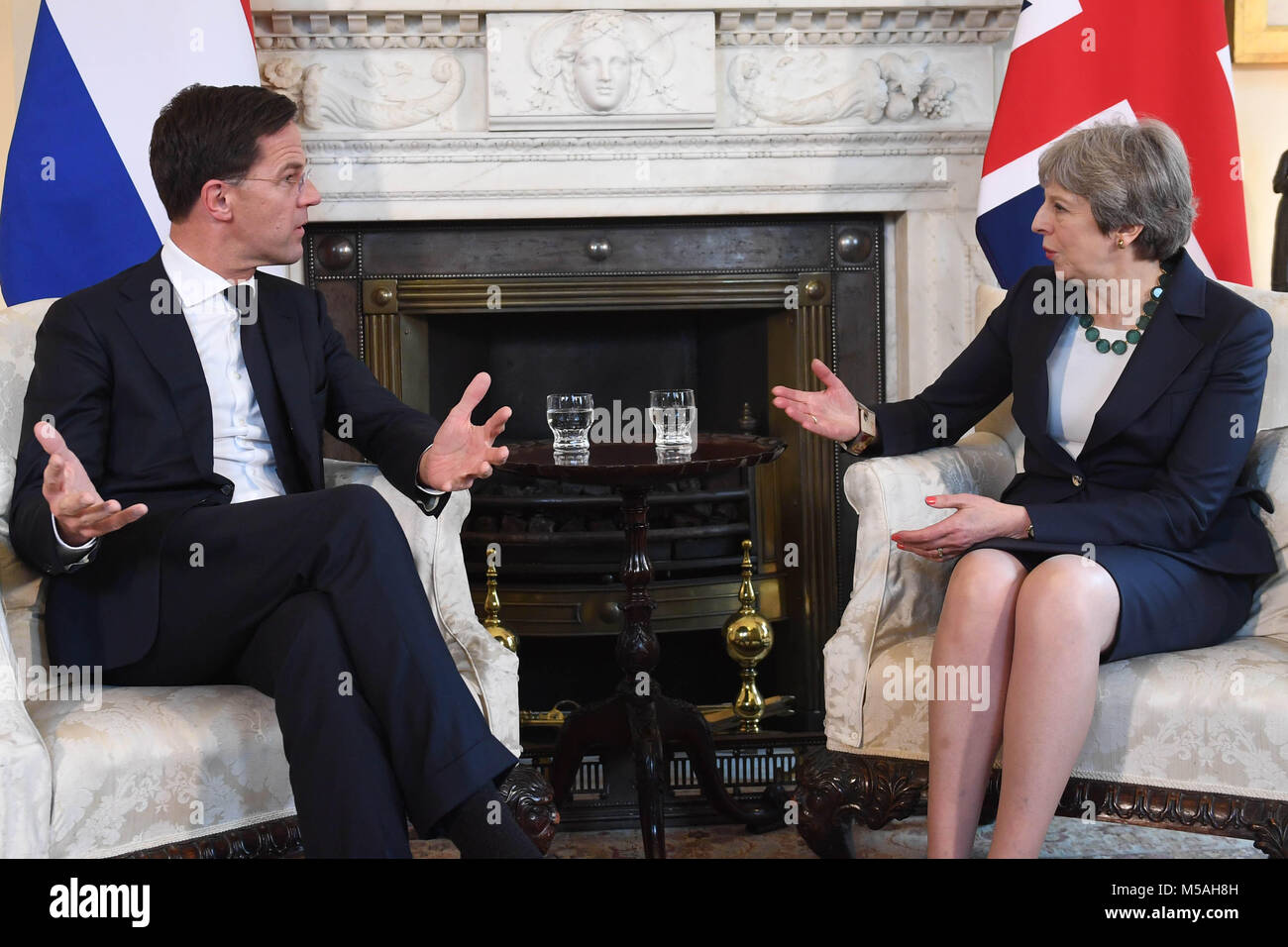 Prime Minister Theresa May meets the Dutch Prime Minister Mark Rutte ...
