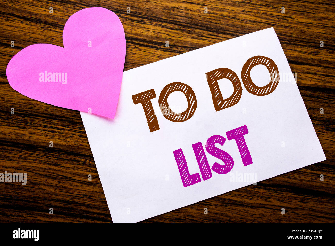 Conceptual hand writing text showing To Do List. Concept for Plan Lists ...