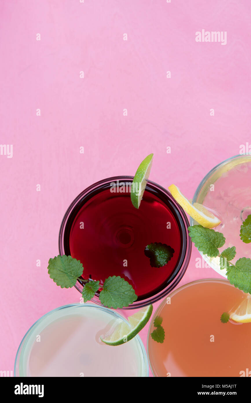 Pink summer drinks hi-res stock photography and images - Alamy