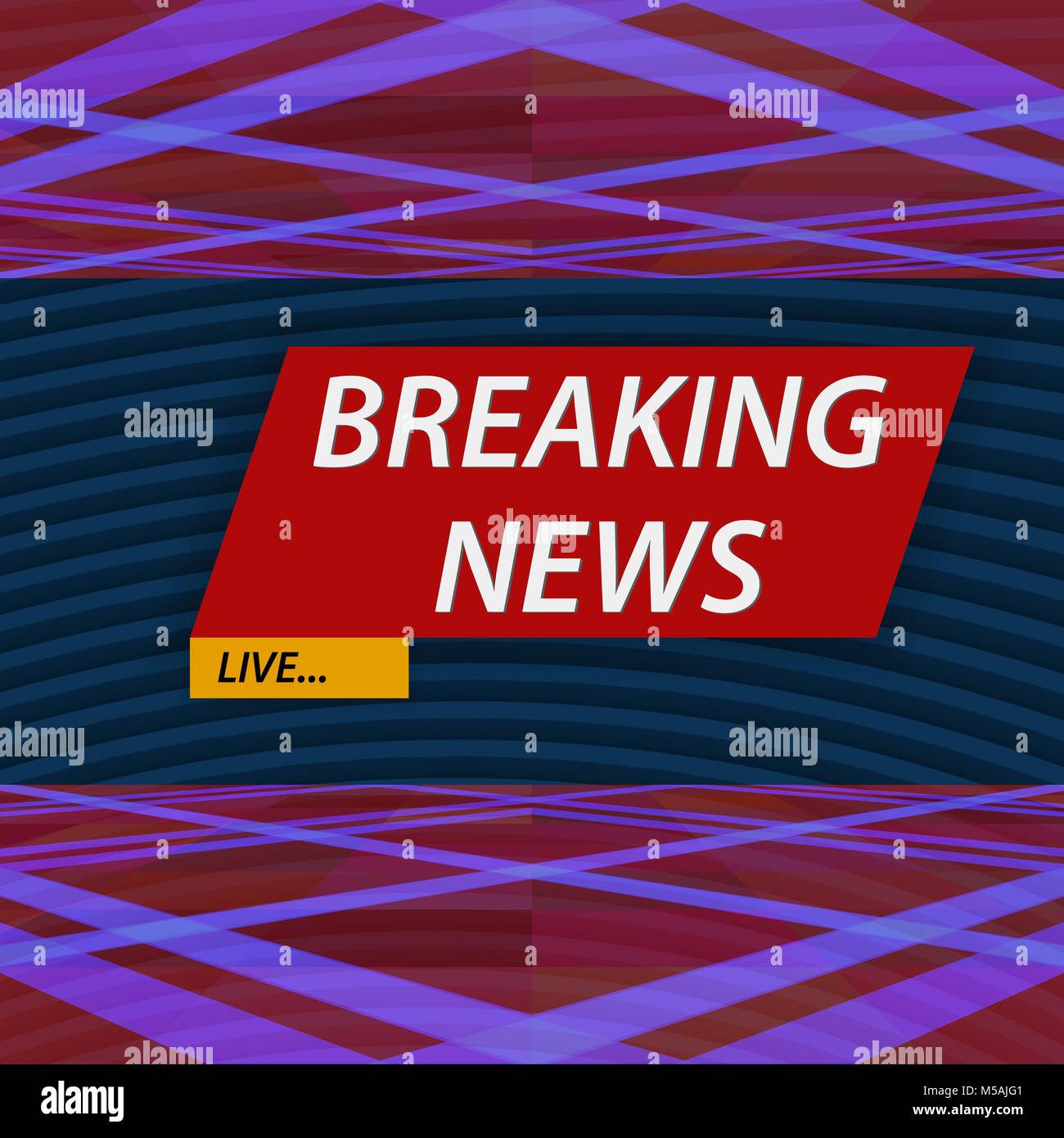 Breaking news. Vector illustration Stock Vector Image & Art - Alamy