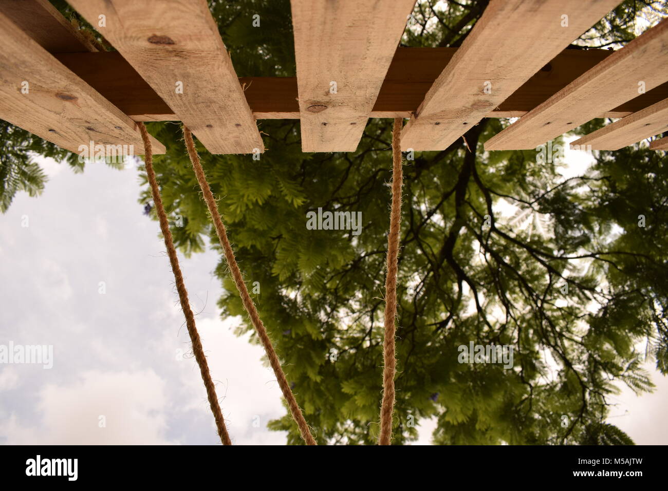 Tied by ropes hi-res stock photography and images - Alamy