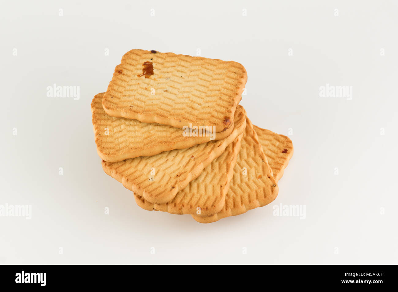 Slide of rectangular pastry on white background Stock Photo - Alamy