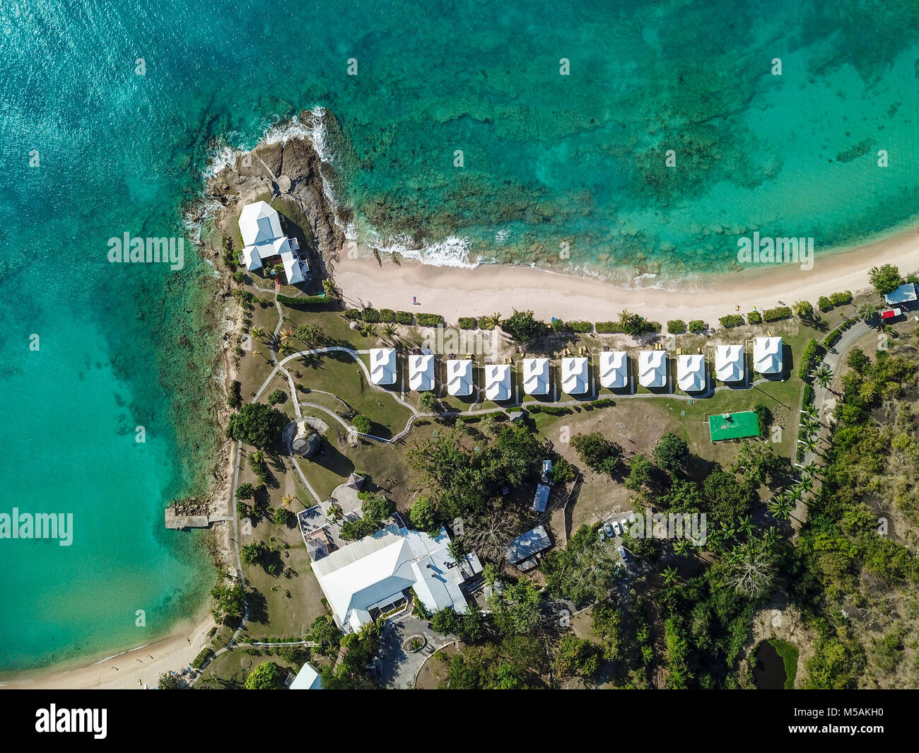 Hawksbill Beach Resort, Antigua Stock Photo - Alamy