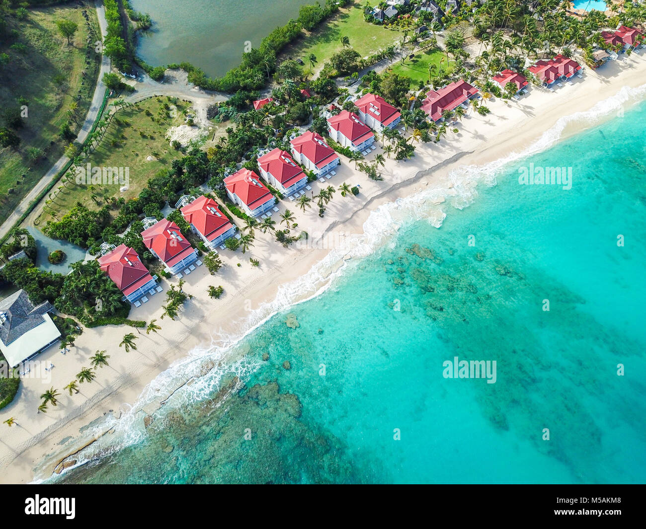 Galley Bay Beach Resort and Spa, Antigua Stock Photo - Alamy