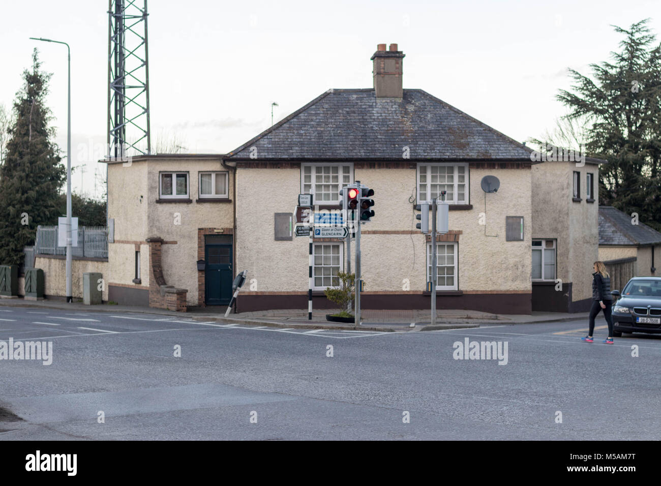 A picture of Stepaside Garda Station, Dublin. Ireland. The station is ...