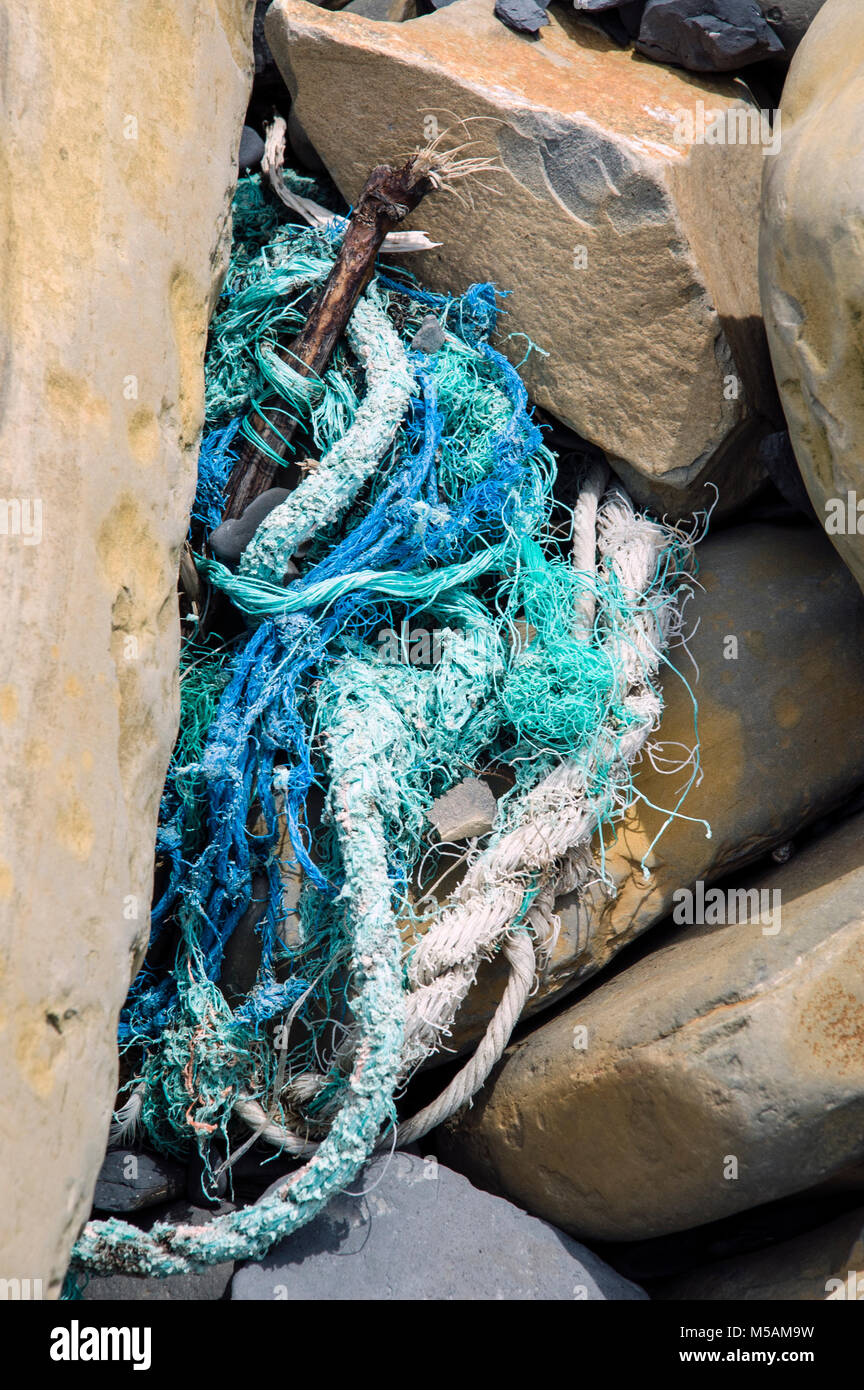 Netting ropes washed up hi-res stock photography and images - Alamy