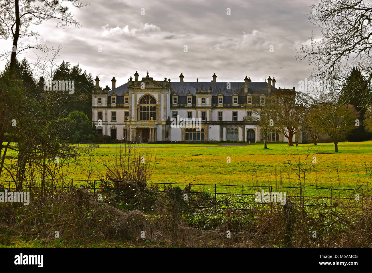 The impressive North facing elevation of Dyffryn House. Constructed for ...